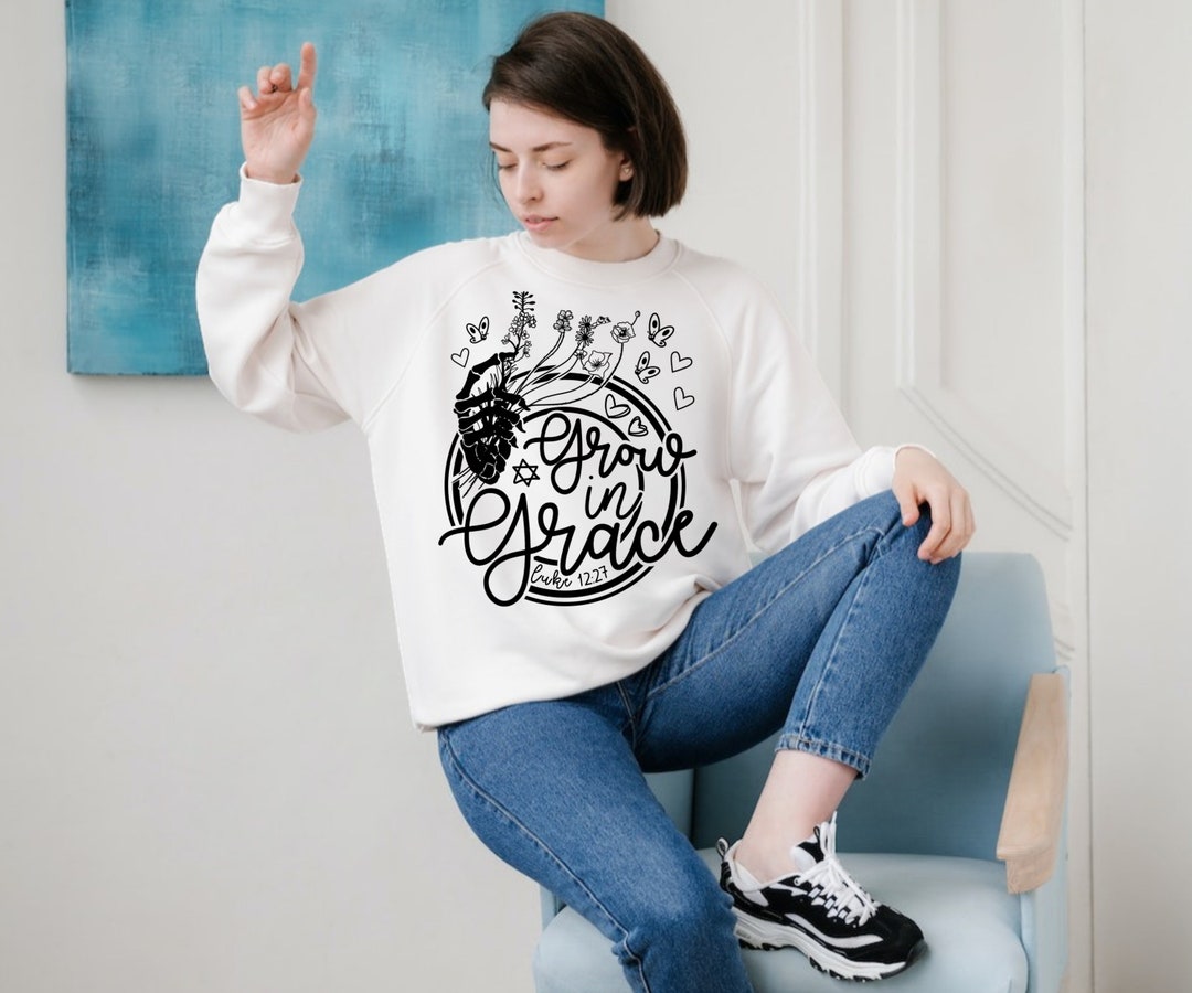 Grow in Grace Svg, Bible Verse Svg, Faith Svg, Jesus Svg, Christian ...