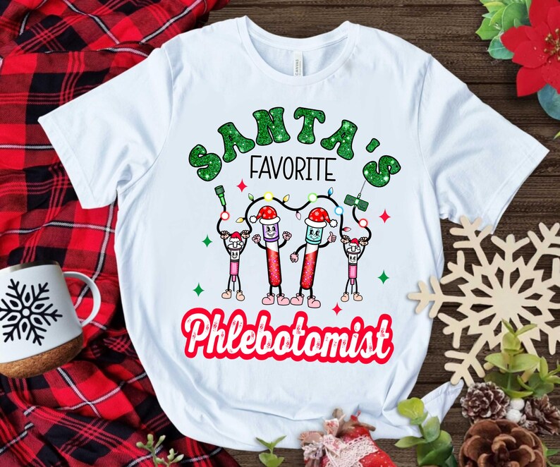 Christmas Phlebotomist Png, Christmas Phlebotomist Png, Santa's ...