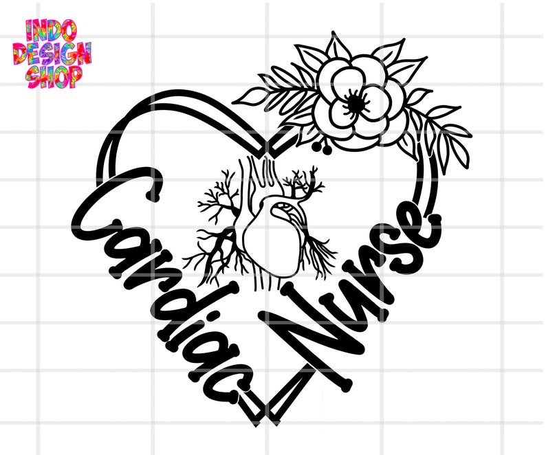Cardiac Nurse Svg Cardiac Nurse Svg File for Cricut Cardiac - Etsy