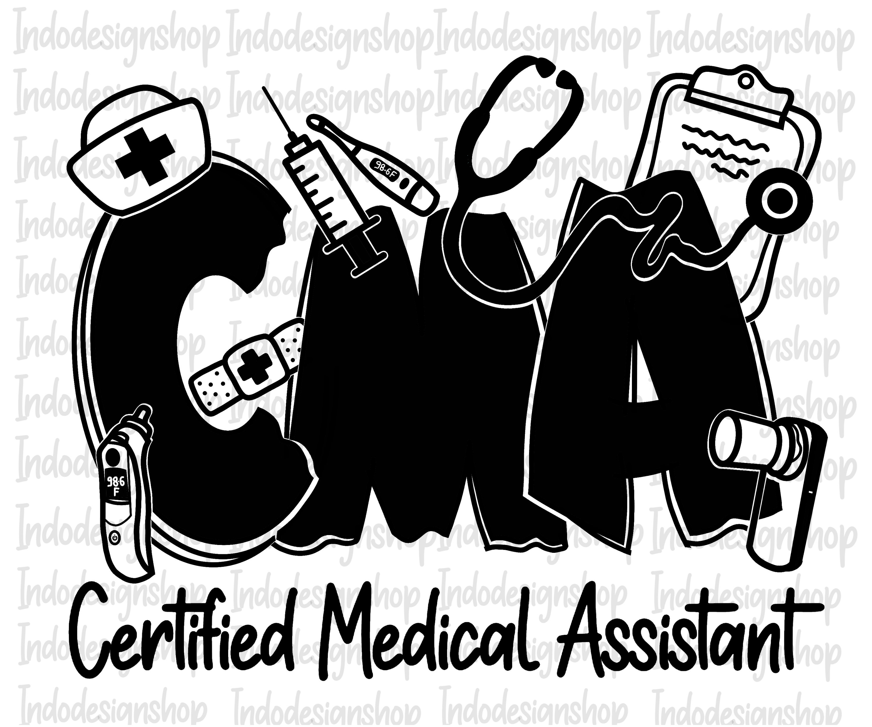 CMA Svg, Medical Assistant Svg, Cma Svg, Certified Medical Assistant ...