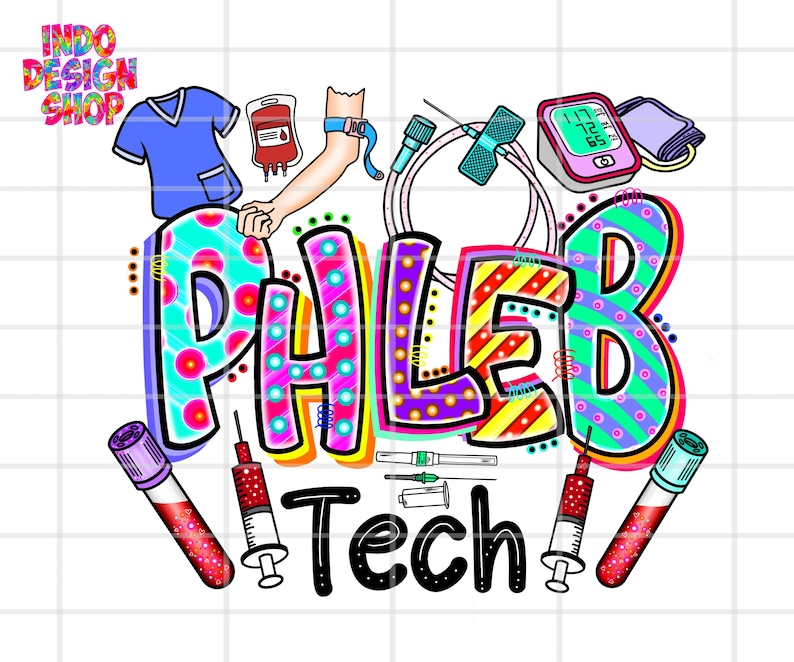 Phlebotomist Png Sublimation Design, Phlebotomy Tech Png, Phleb Tech ...