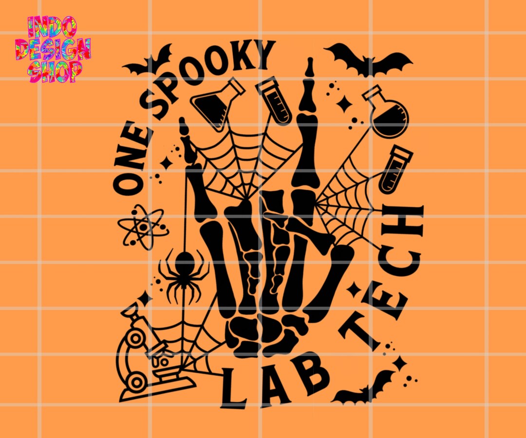 Halloween Lab Tech Svg, Spooky Lab Tech Svg Png, Laboratory Halloween ...