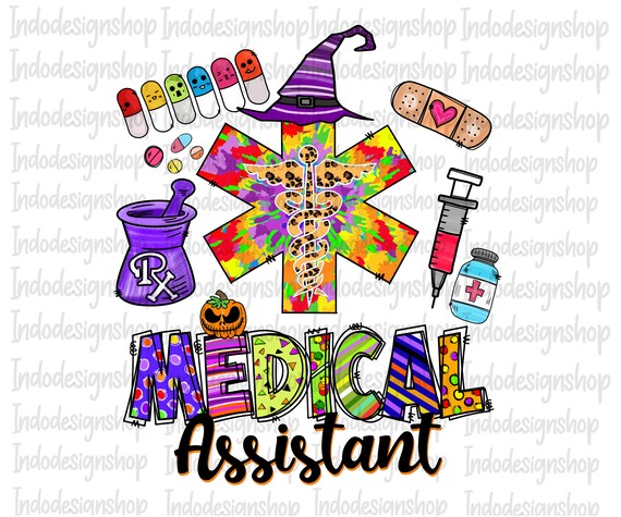 Halloween Medical Assistant Png File for Sublimation and - Etsy