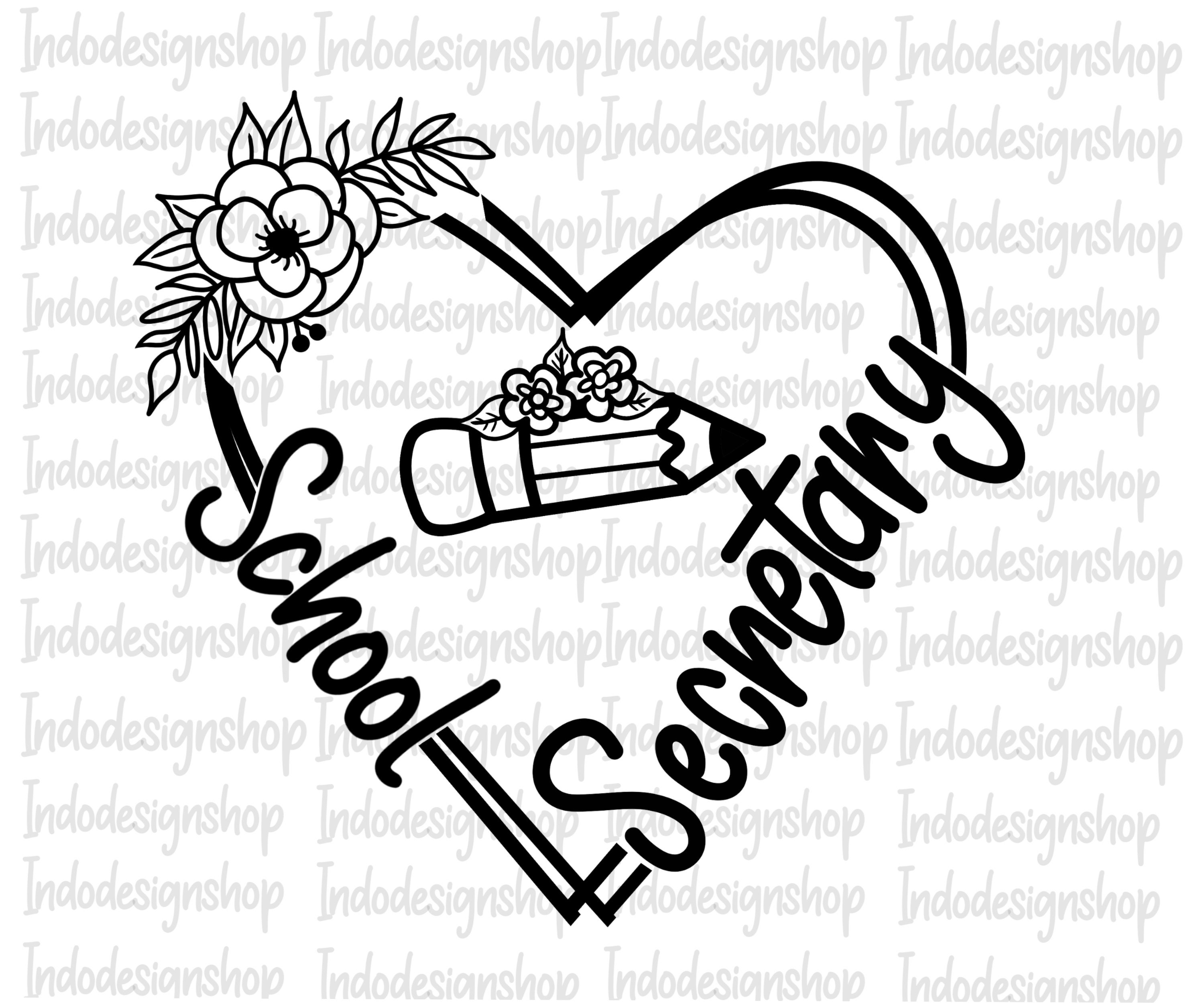 School Secretary Svg Back to School Svg Secretary Life Svg - Etsy