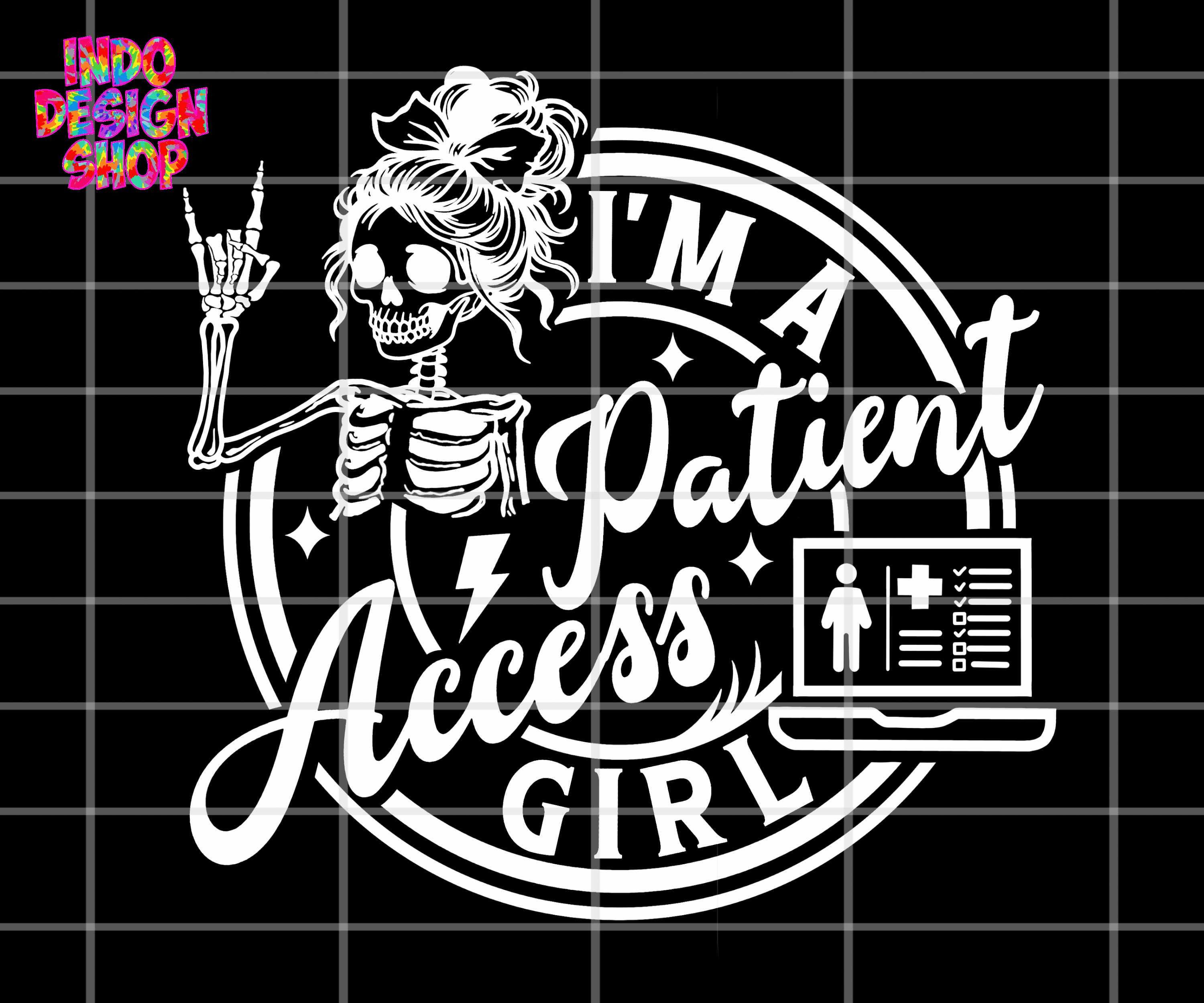 Patient Access Girl Svg Png, Hospital Admission Department Svg Png ...