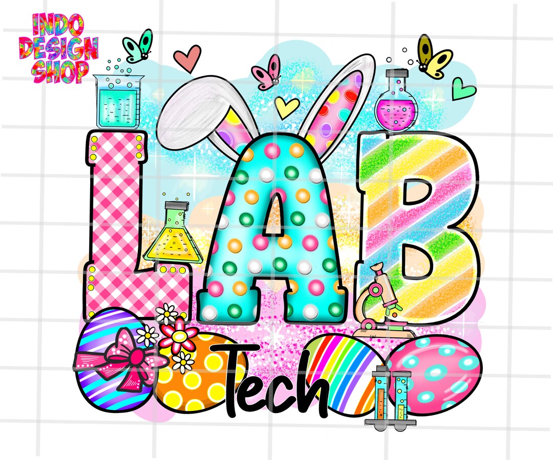 Easter Lab Tech Png, Easter Lab Png Sublimation Design and Digital ...