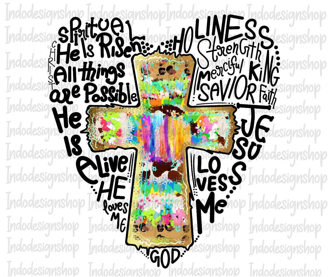 Cross Png Cross Sublimation Design and Digital Download | Etsy