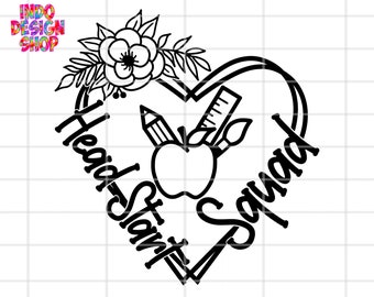 Early Head Start Crew SVG, DXF, PNG - Etsy