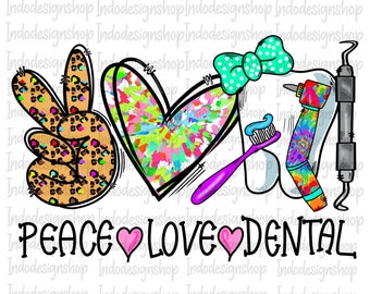Peace Love Lab Tech Png Lab Tech Sublimation Design and - Etsy