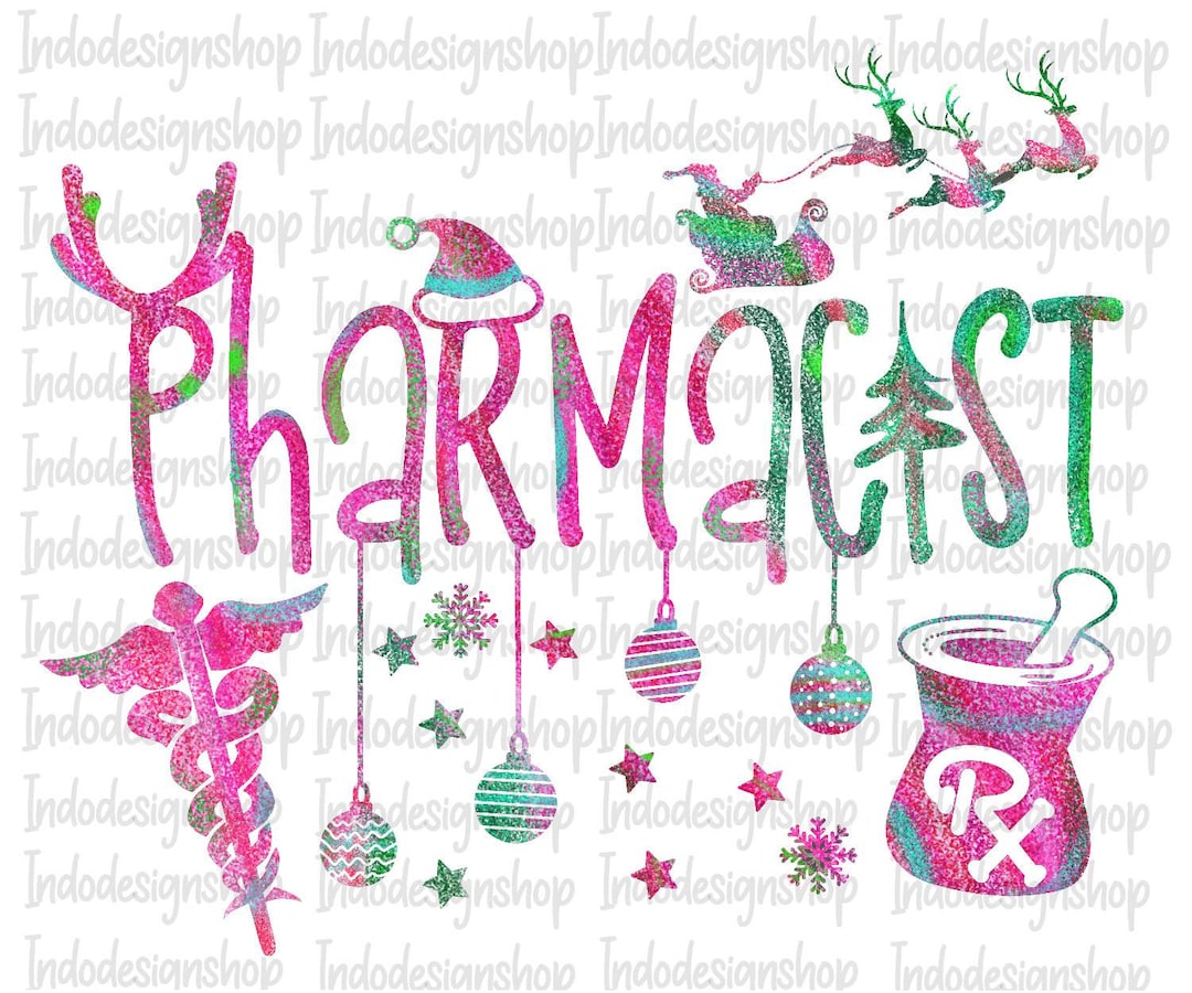 Christmas Pharmacist Png, Christmas Pharmacy Tech Png, Pharmacist ...