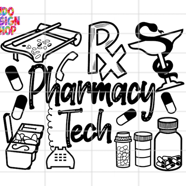Pharmacy Svg - Etsy