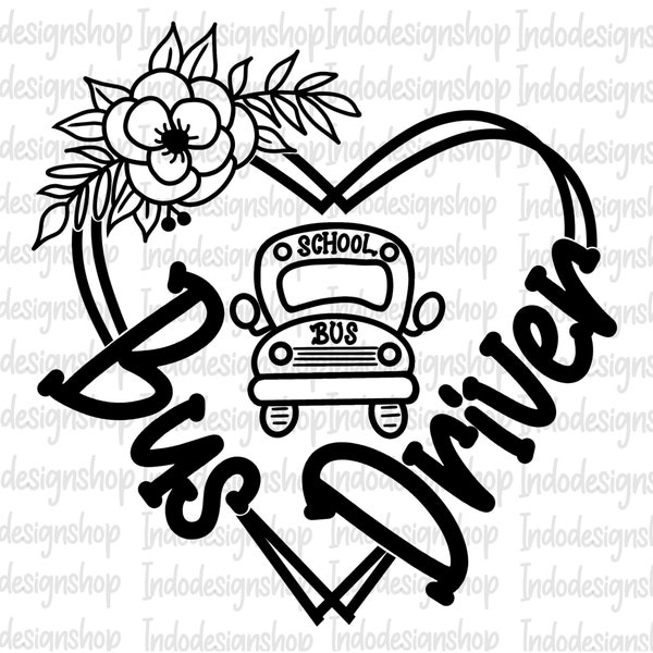 Bus Driver Svg - Etsy