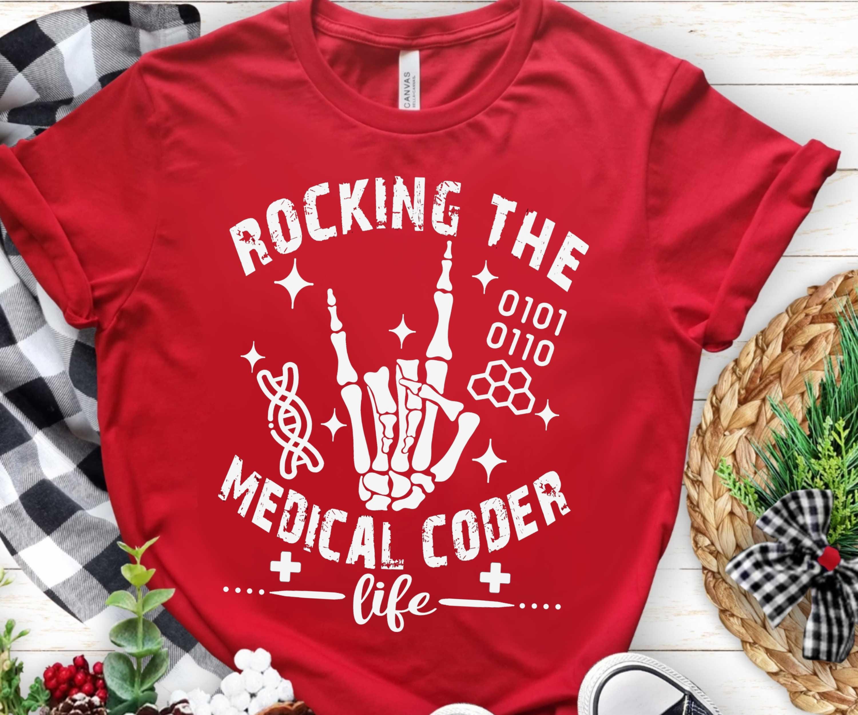Medical Coder Svg, Medical Coding Svg, Rocking the Medical Coder Life ...