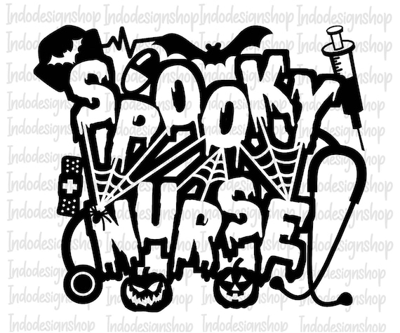 Nurse Halloween Svg One Spooky Nurse Svg Png Witchy Nurse - Etsy