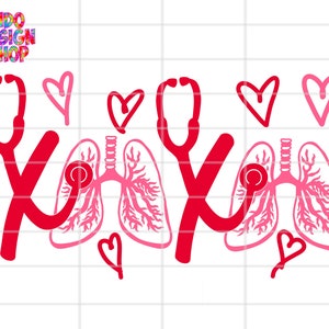 Valentine Respiratory Svg, Valentine's Day Respiratory Svg, Valentines ...