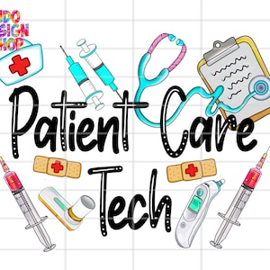 PCT Png, Patient Care Technician Png Sublimation Design, Patient Care ...
