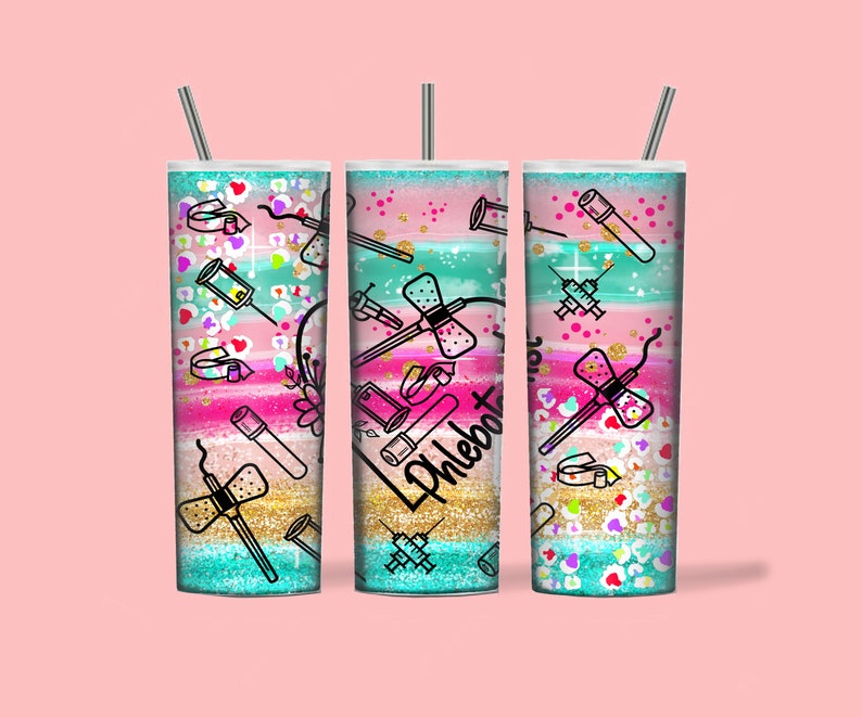 Phlebotomist Tumbler Wrap Design Phlebotomist Technician 20 - Etsy