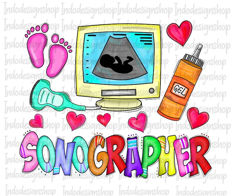 Sonographer Png, Sonographer Sublimation Design and Digital Download ...