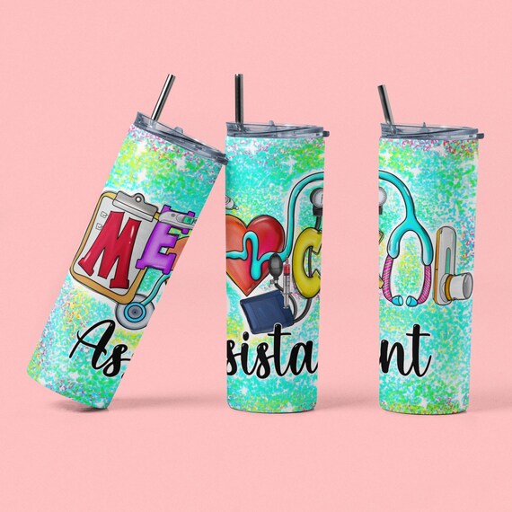 Medical Assistant Tumbler Sublimation Design Medical | Etsy