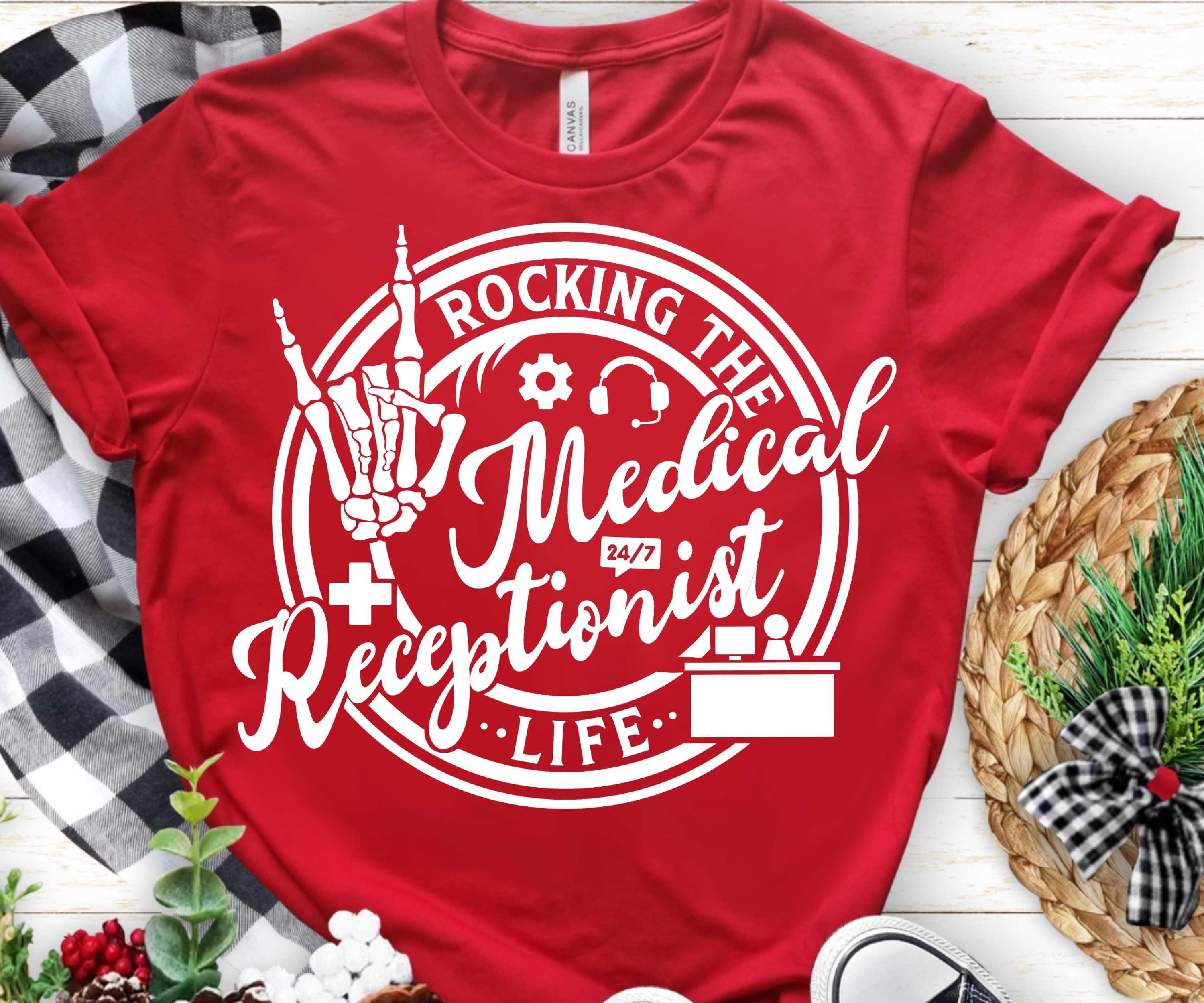 Medical Receptionist Svg, Medical Receptionist Life Svg Png,rocking the ...
