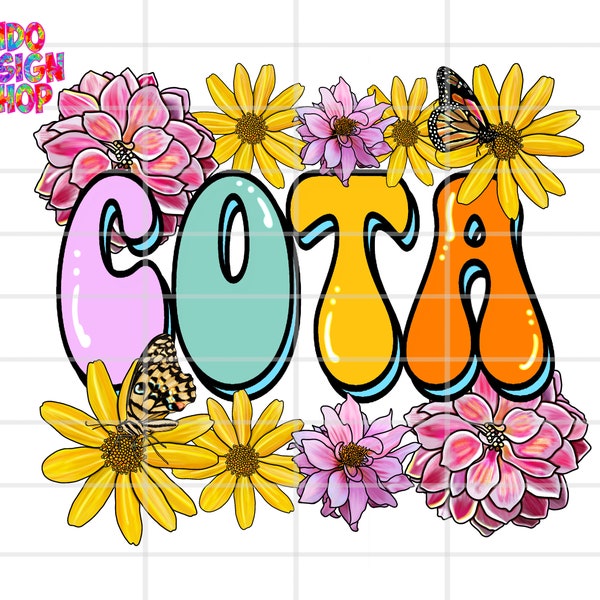 Floral Cota Svg - Etsy
