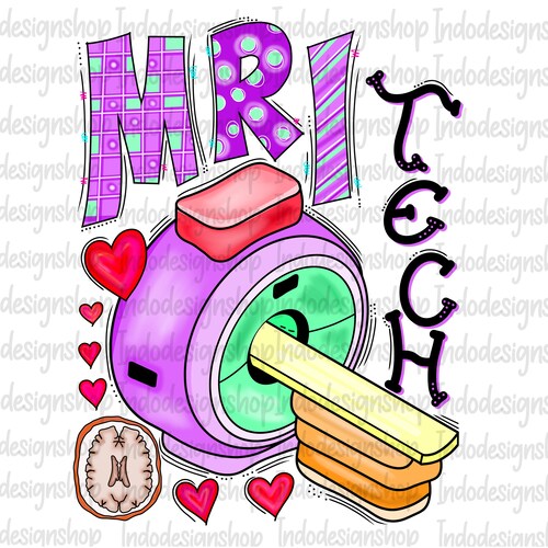 MRI Tech Png MRI Sublimation Design and Digital Download CT - Etsy