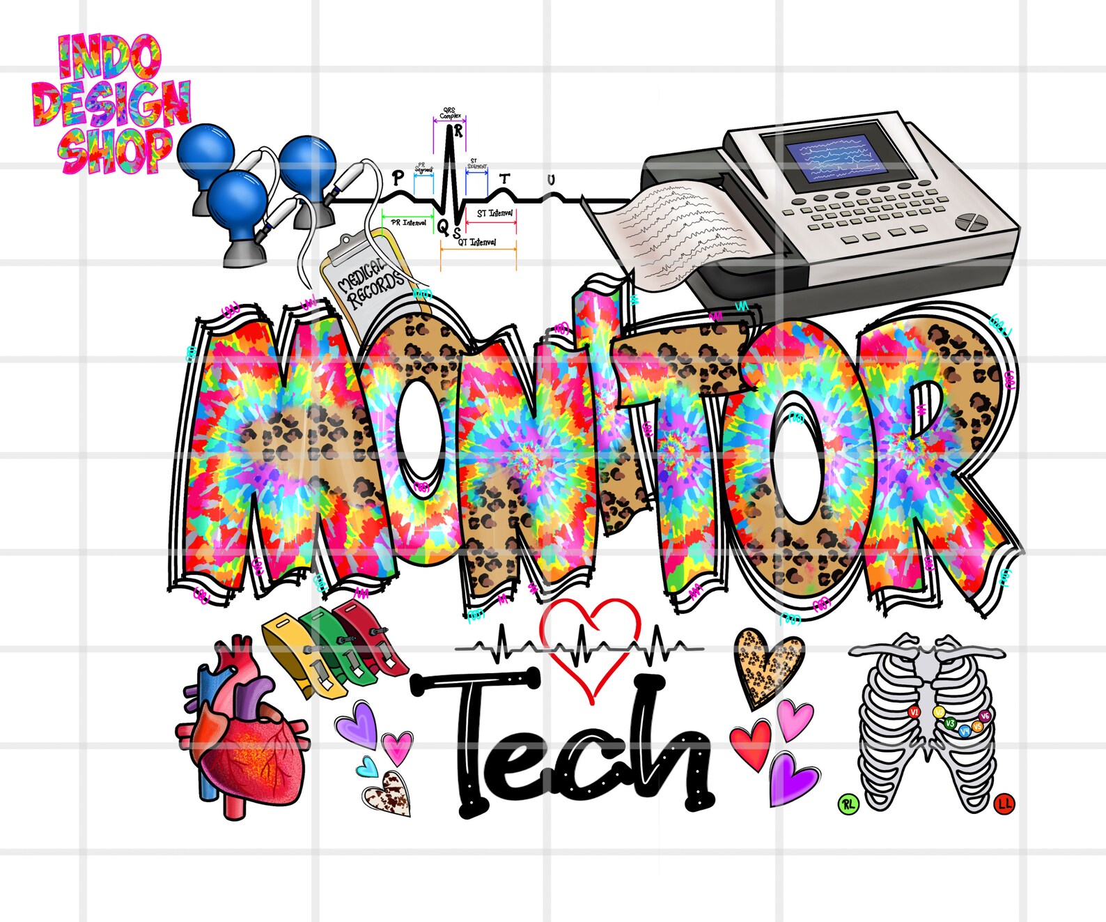 EKG Monitor Tech Png, Electrocardiogram Tech Monitor Png, EKG Monitor ...