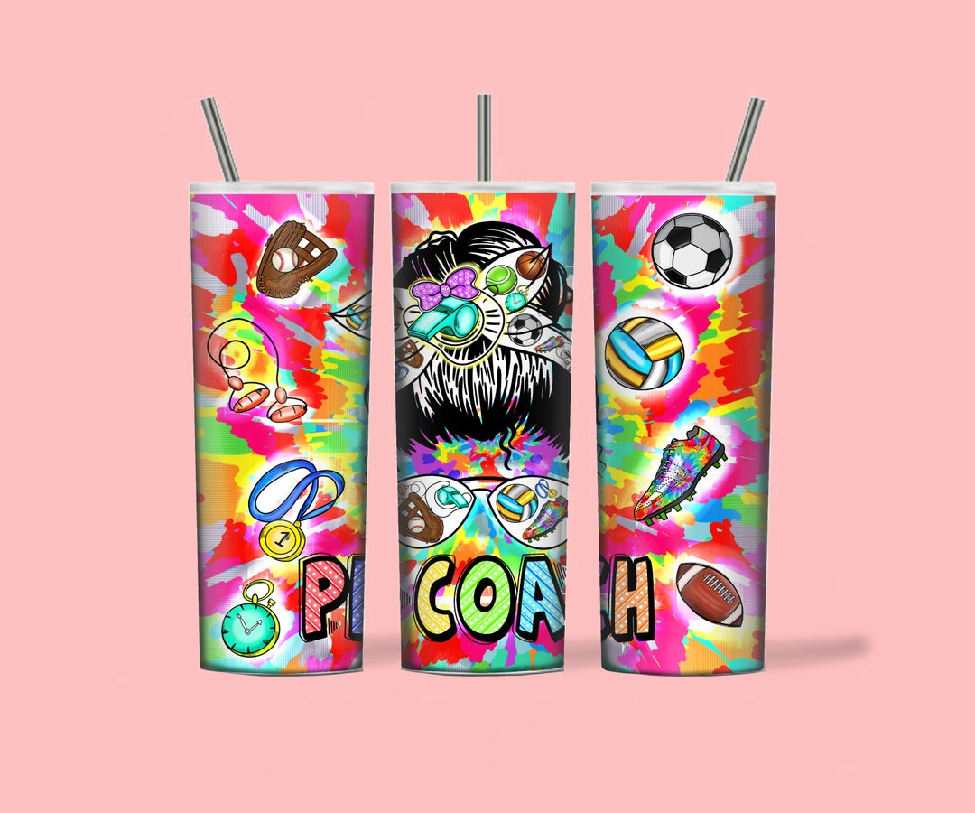 PE Coach 20oz Tumbler Design Png, Physical Education Coach Tumbler ...