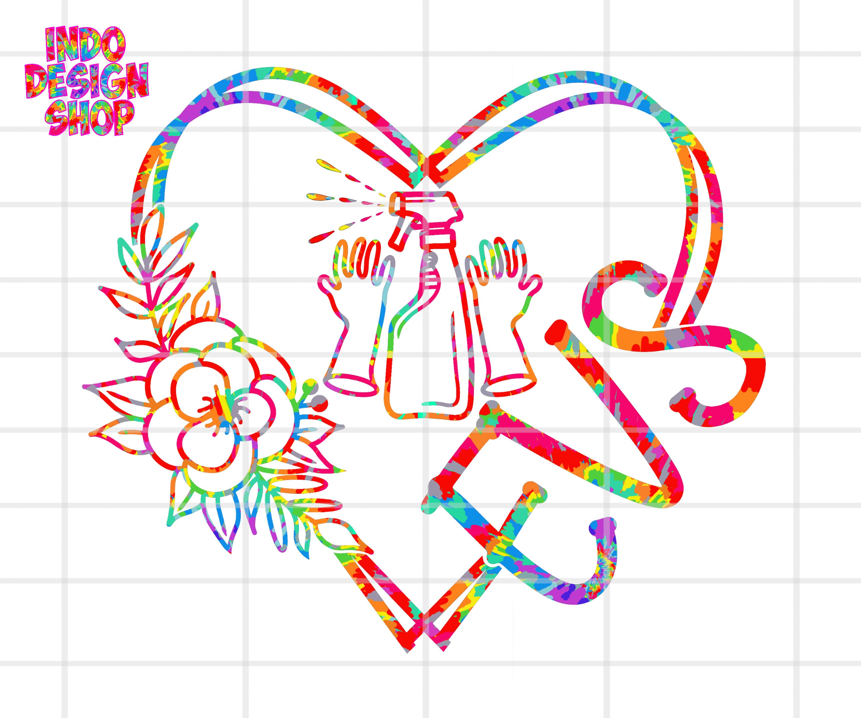 EVS png Servicios ambientales svg png Floral EVS png - Etsy México