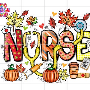 Nurse Fall Png, Nurse Png, Retro Nurse Png, Nurse Shirt Design, Tis the ...