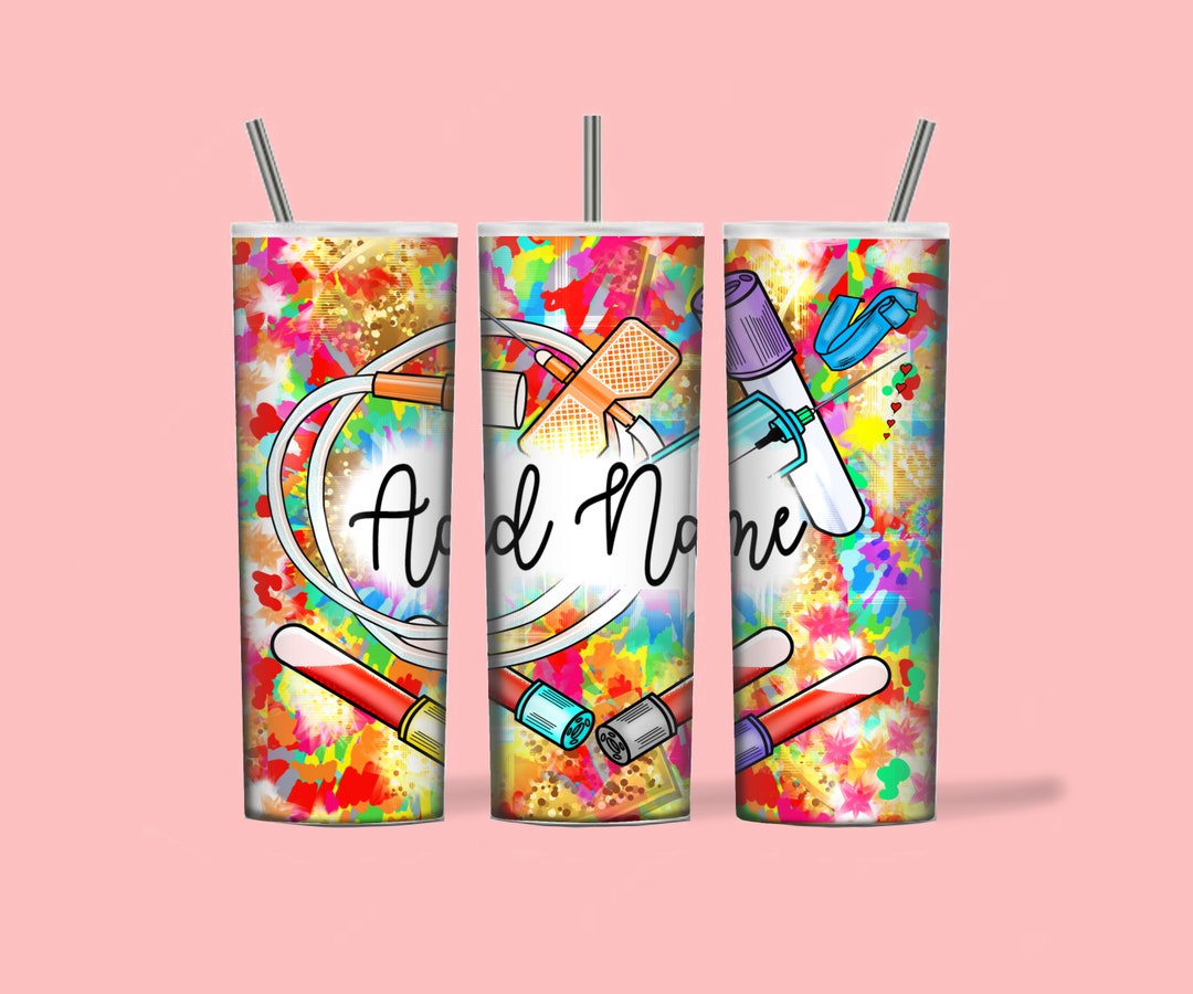 Phlebotomist Tumbler Wrap Design, Phlebotomist Technician 20 Oz Skinny ...