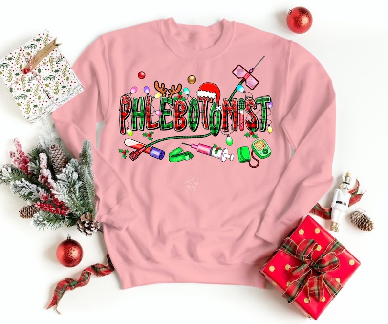 Christmas Phlebotomy Png, Phlebotomist Christmas Png Sublimation File ...