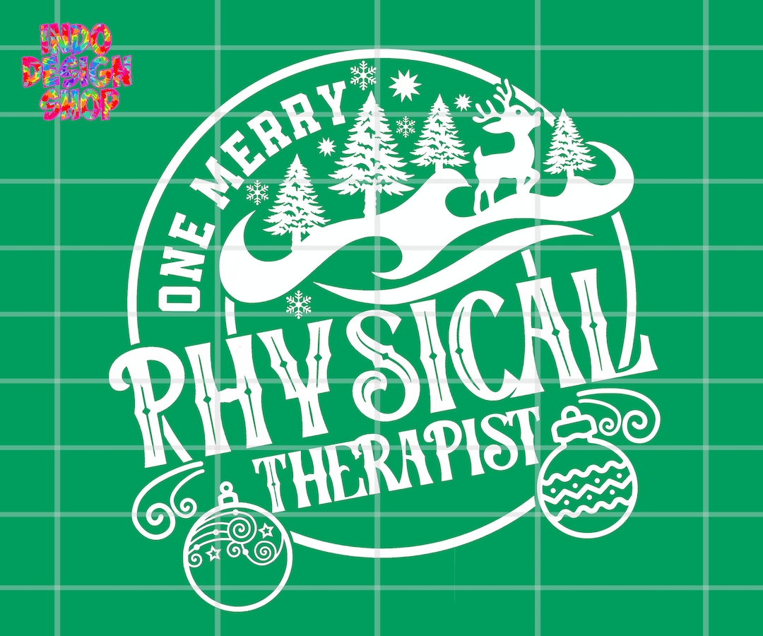 Christmas Physical Therapist Svg Png, Physical Therapist Svg File for ...