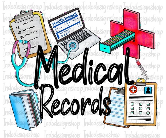 Medical Records Png Sublimation Design Medical Records Png - Etsy