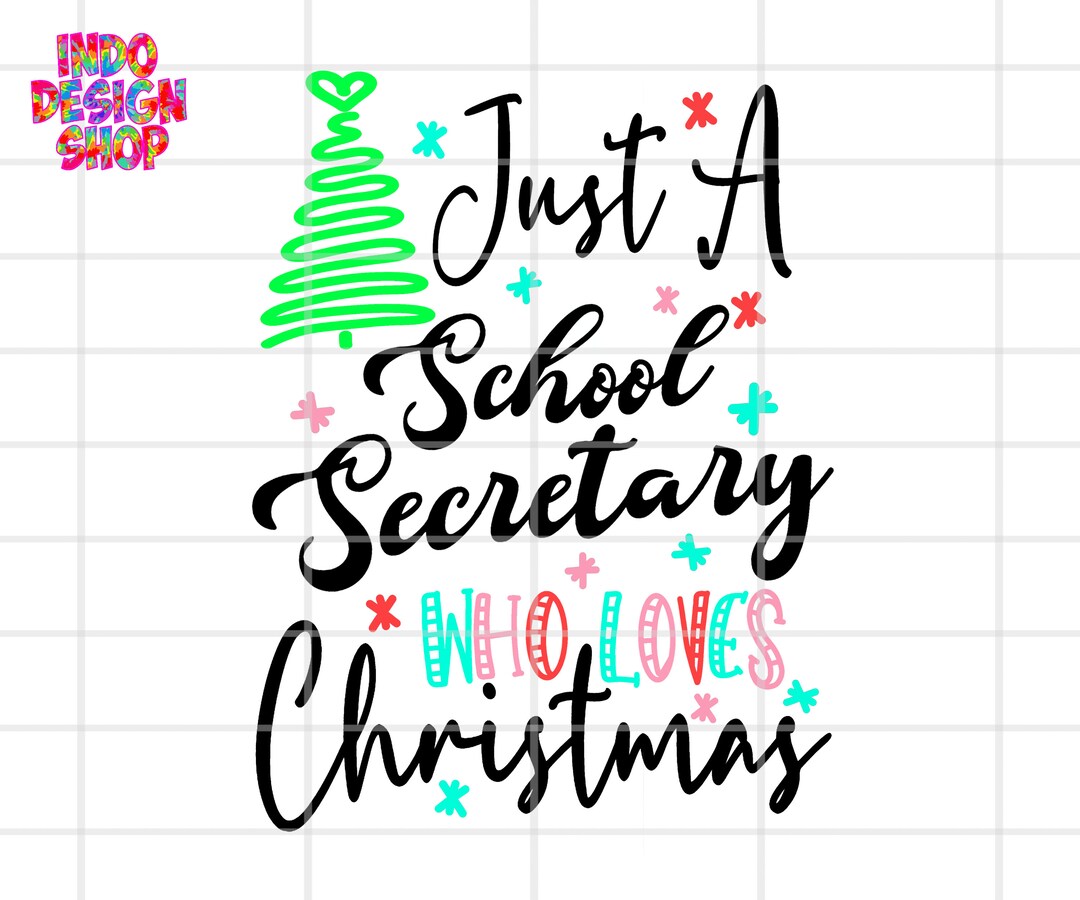 Christmas School Secretary Svg Christmas Secretary Life Svg - Etsy