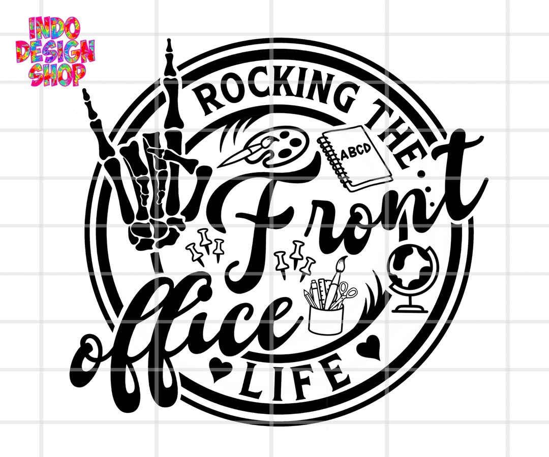Front Office Svg, Rocking the Front Office Life Svg, Front Office Svg ...