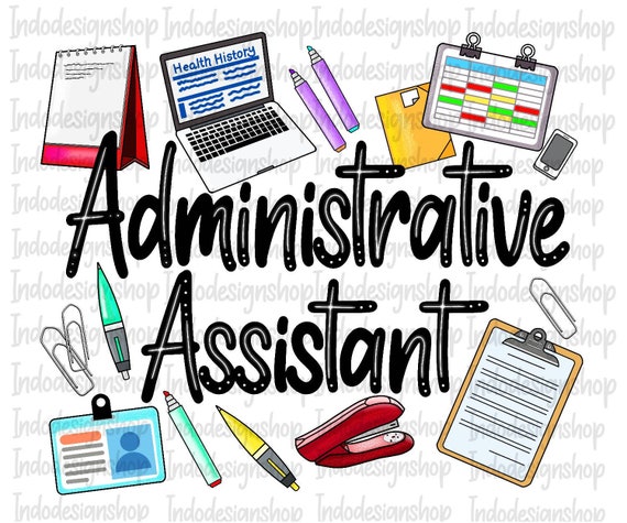 Administrative Assistant Png Sublimation Design - Etsy