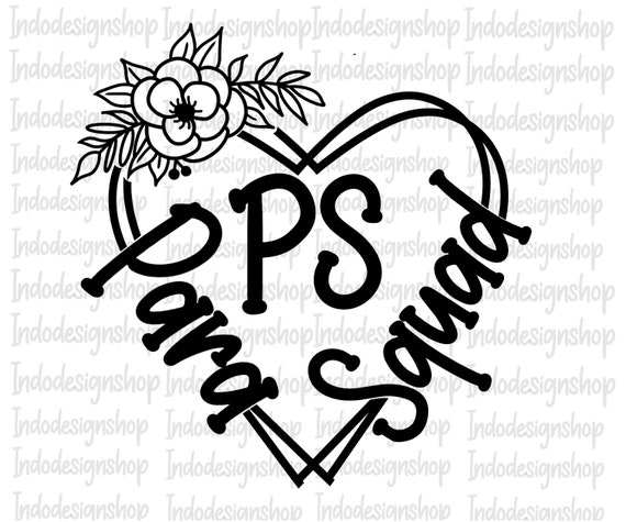 Para Squad Svg Png Floral Para Squad Svg Png Para Squad Svg - Etsy