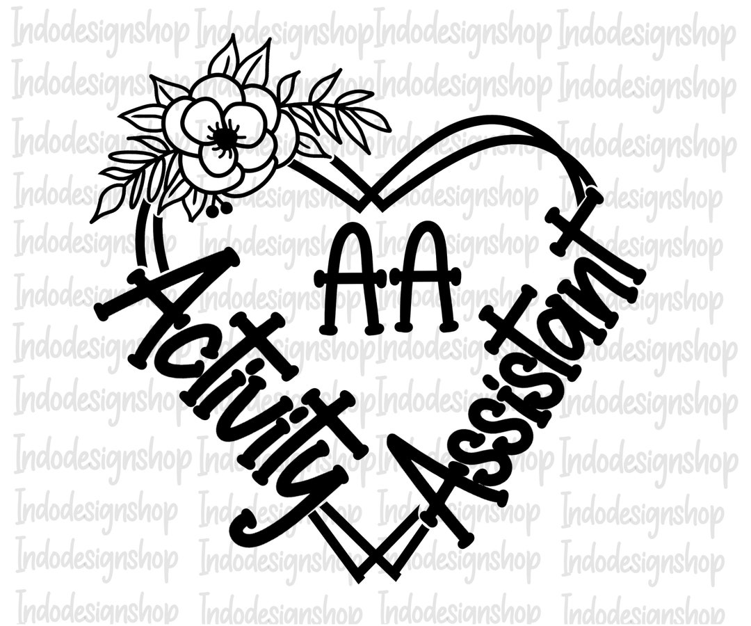 Activity Assistant Svg Png, Activity Assistant Svg File for Cricut, CS ...