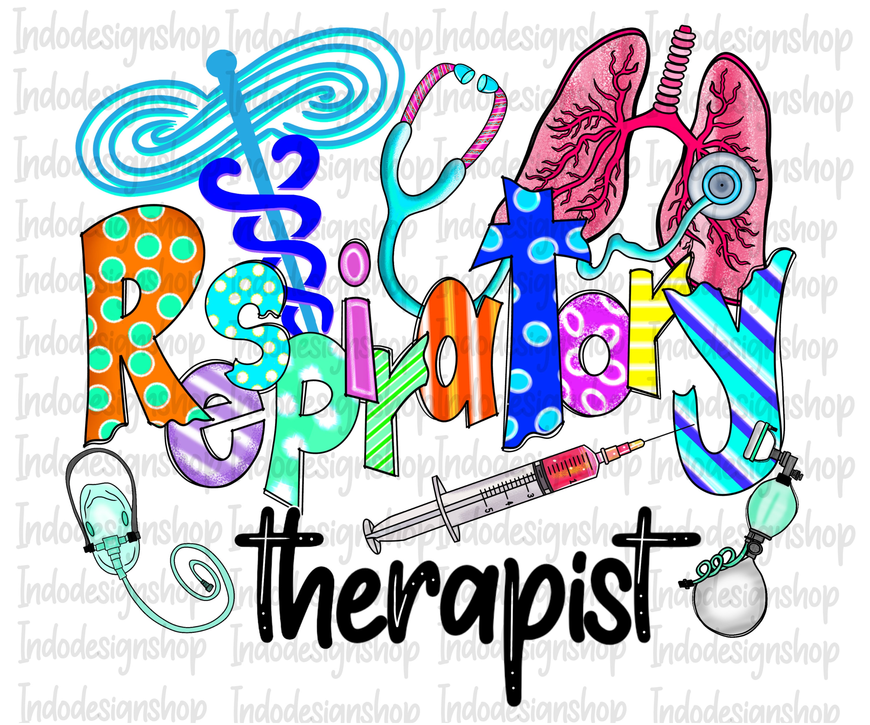 Respiratory Therapist Png, Respiratory Therapist Sublimation Design ...