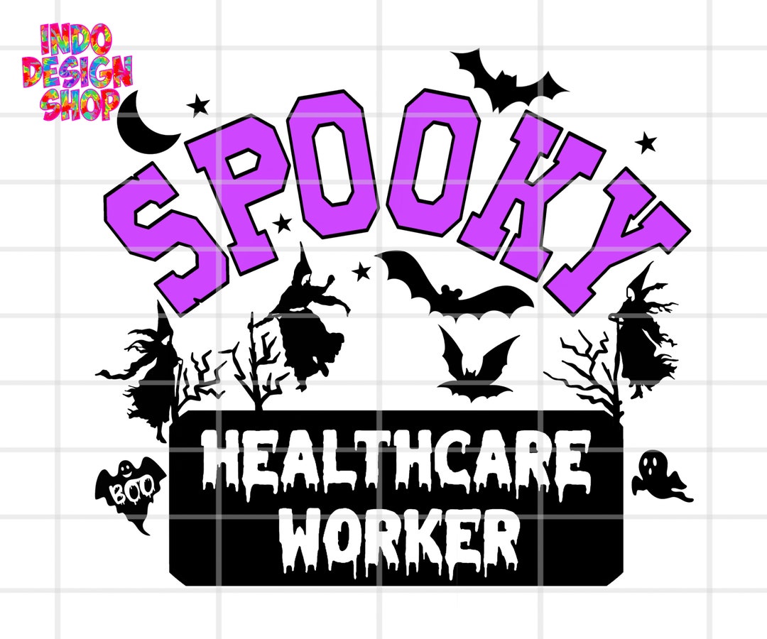Halloween Healthcare Worker Svg Png, Spooky Healthcare Worker Svg Png ...