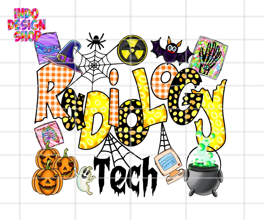 Halloween Radiology Tech Png, Halloween Radiology Squad Sublimation ...