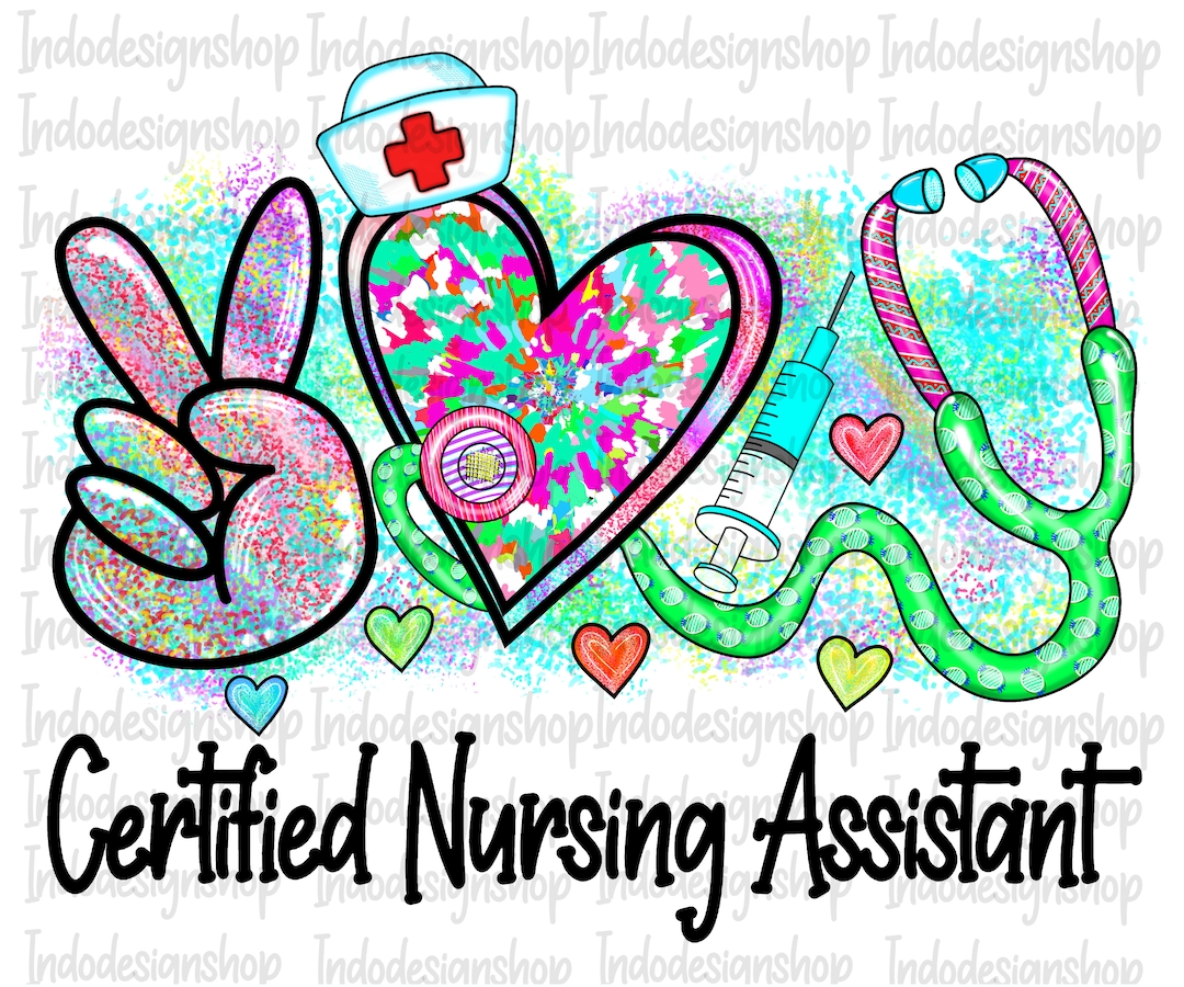 CNA Png, CNA Sublimation Design and Digital Download, Certified Nursing ...