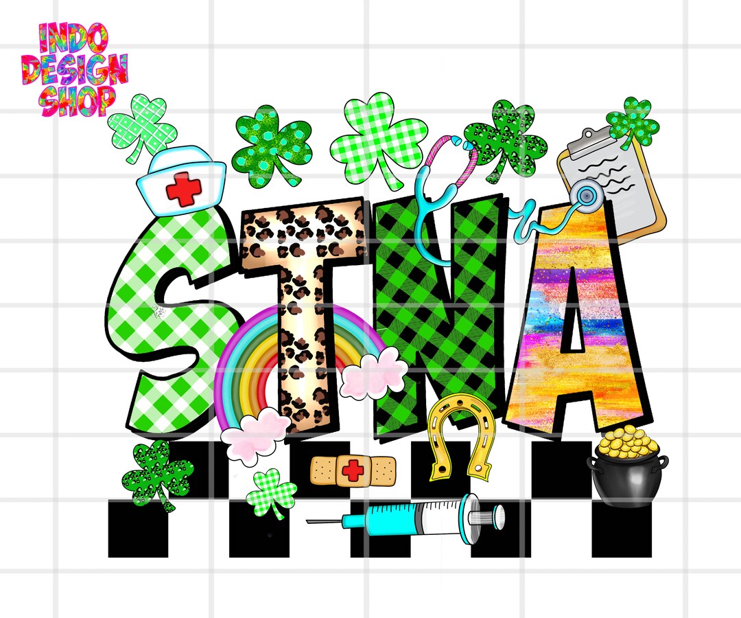 St Patrick's Day STNA Png, One Lucky Stna Png Sublimation File, St ...