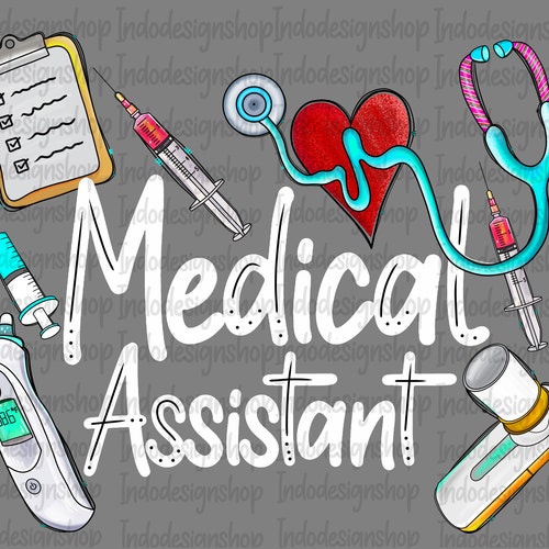 Medical Assistant Png Sublimation Design Medical Assistant - Etsy