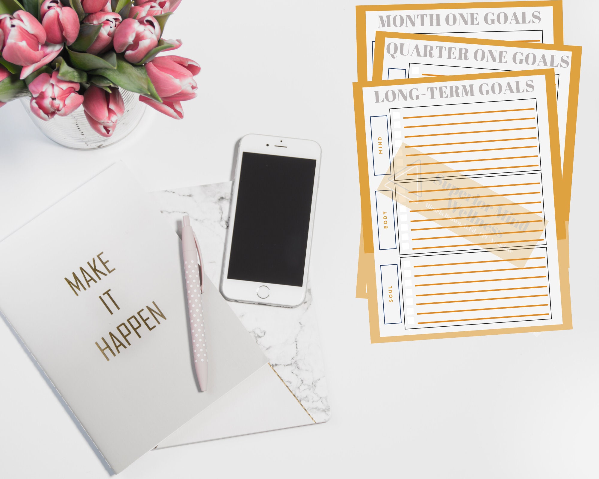 SMW 2021 Goals Planner - Etsy