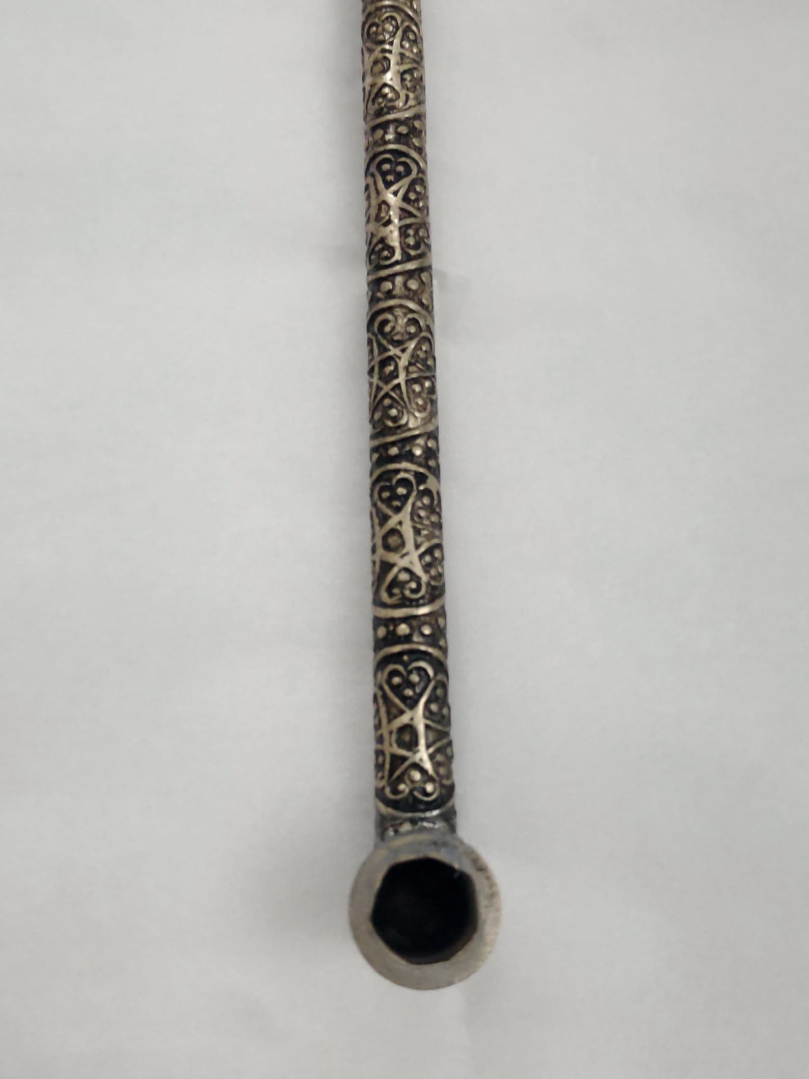 Rare Ancient Pipe Moroccan Engraved Metal Silver Sebsi Tabacco | Etsy