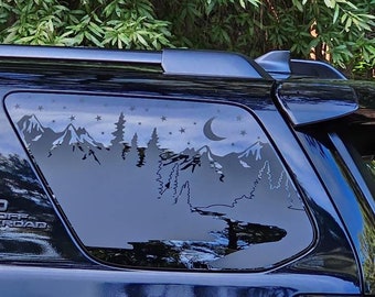 Fits 2010-2024 Toyota 4runner Rear Side Windows Topography Topo ...