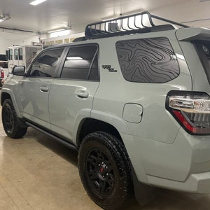 Fits 2010-2024 Toyota 4runner Rear Side Windows Topography Topo ...