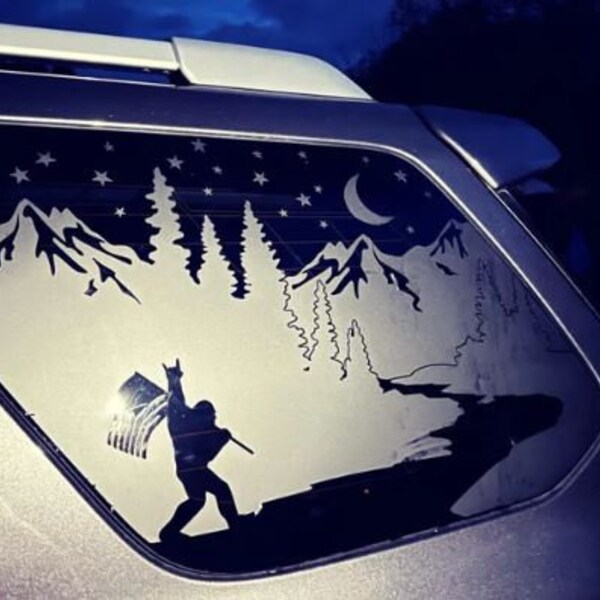 Bigfoot 4runner Window Decal - Etsy